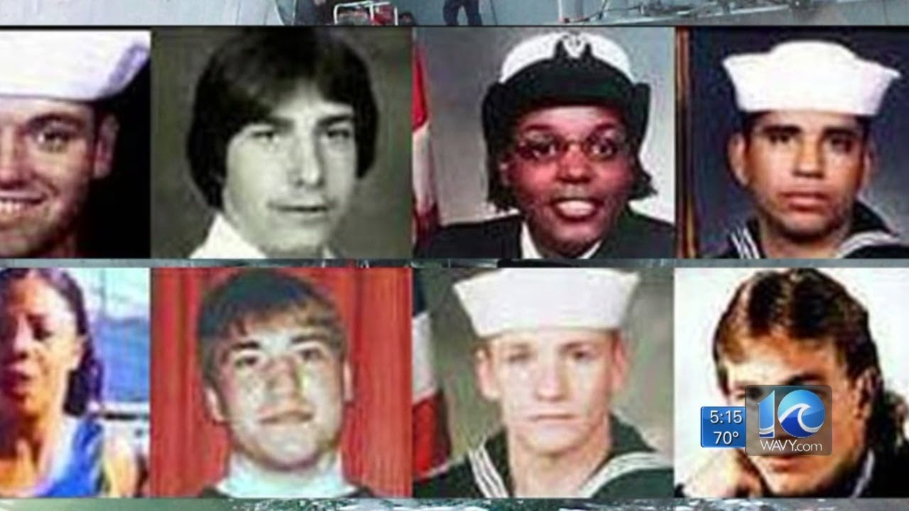 USS Cole victims remembered 18 years after attack - YouTube