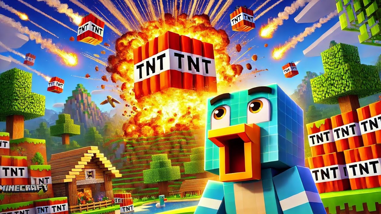 Minecraft Streamer vs Viewers in an EXPLOSIVE TNT Battle...#shorts ...