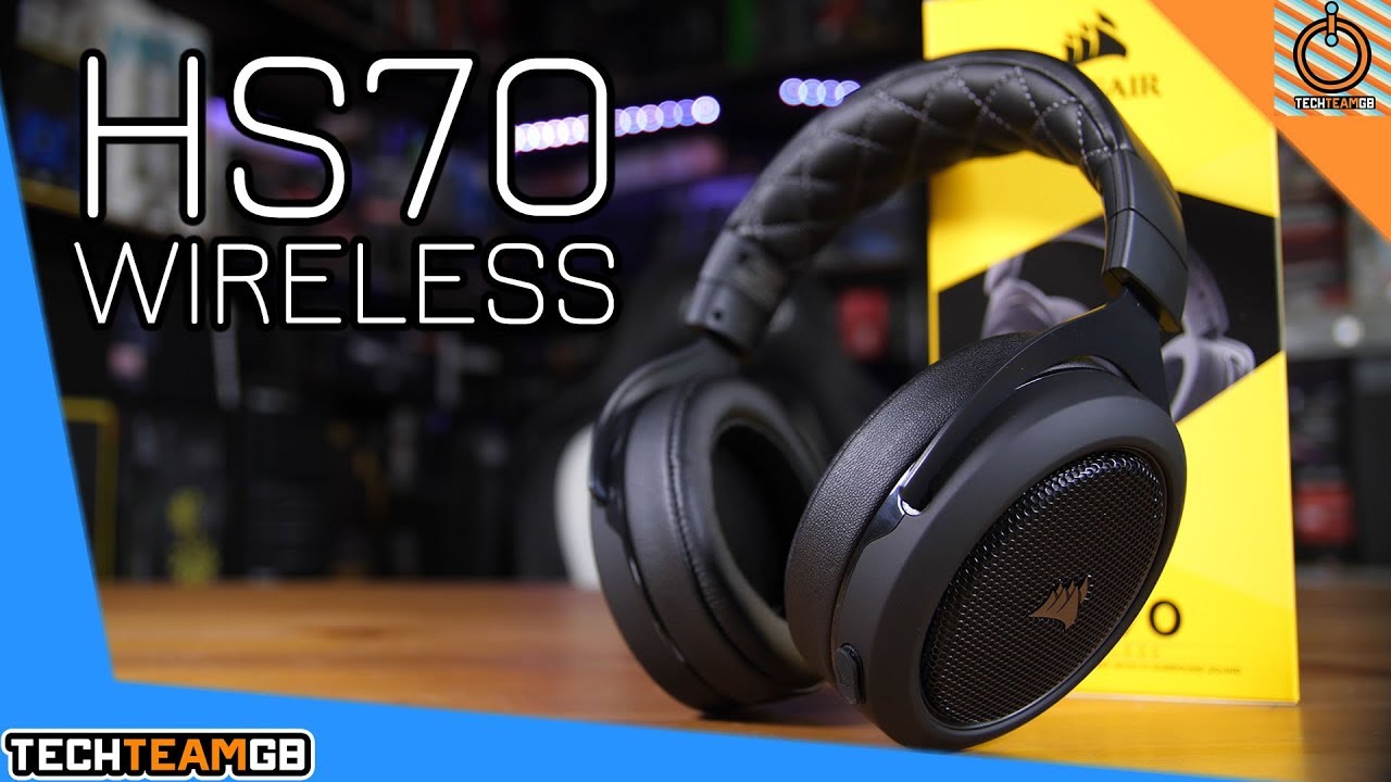Corsair HS70 Wireless Gaming Headset Review - YouTube