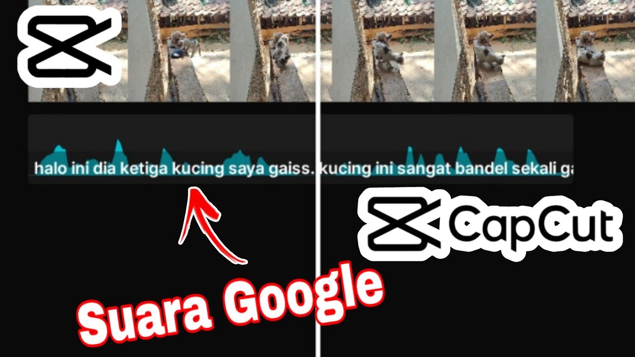 tutorial Cara menambahkan suara Google di aplikasi capcut - YouTube