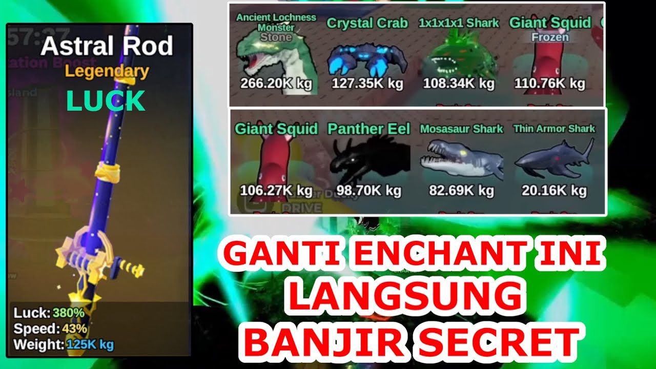 DAPAT 10 SECRET, DENGAN MENGUNAKAN TEORI INI,, fish it #fishit - YouTube