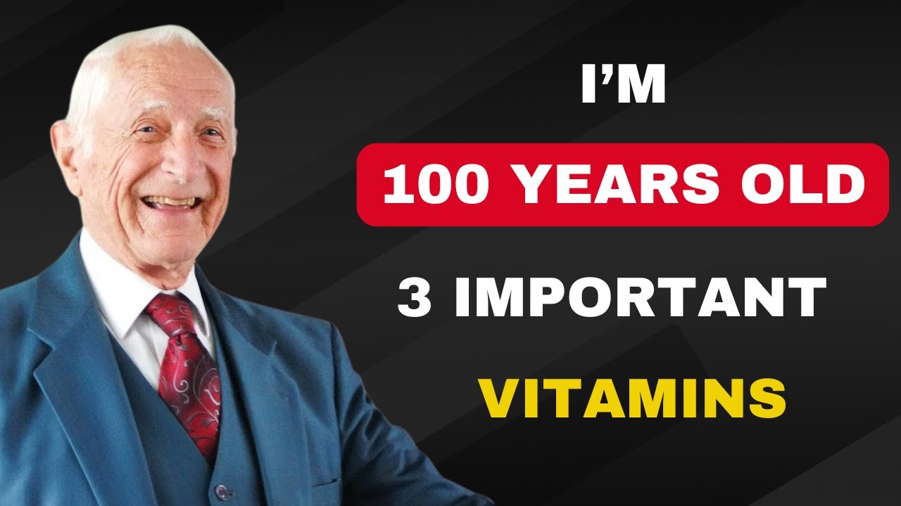 Dr. John Scharffenberg (100) | The Top 3 Vitamins to conquer aging ...