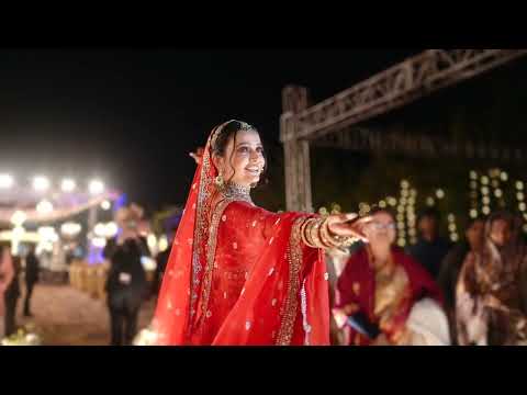 Bridal entry with Nazar jo teri lagi me diwani hogayi- bajirao mastani