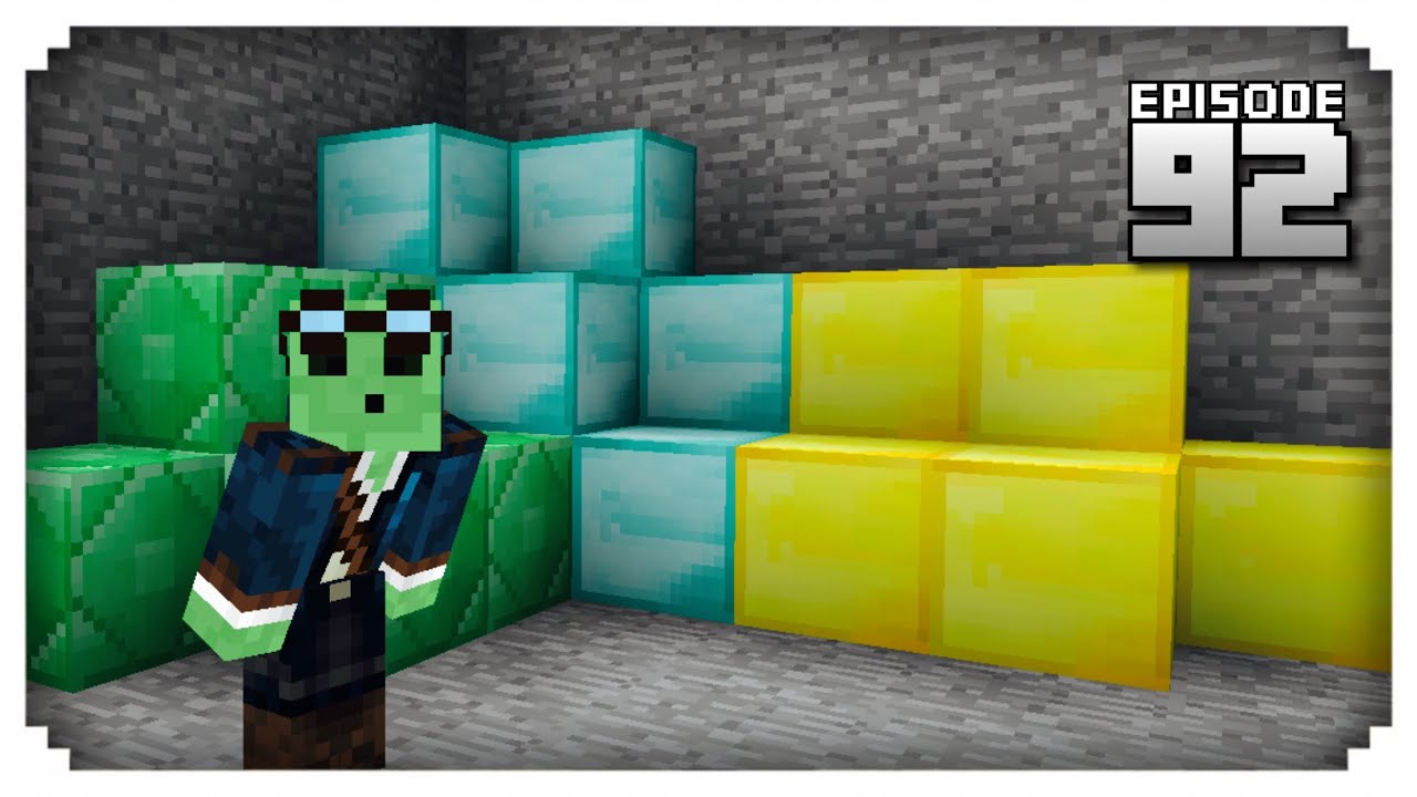 Let's Play Minecraft PE - Ep.92 : Ore Vault/House Expansion - YouTube