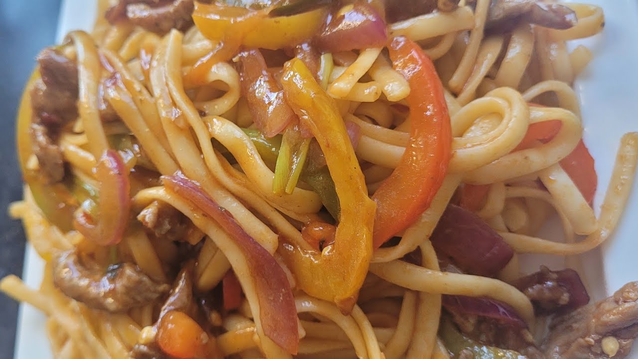 How To Make Chinese Steak Spaghetti|| Homemade Chinese Spaghetti - YouTube
