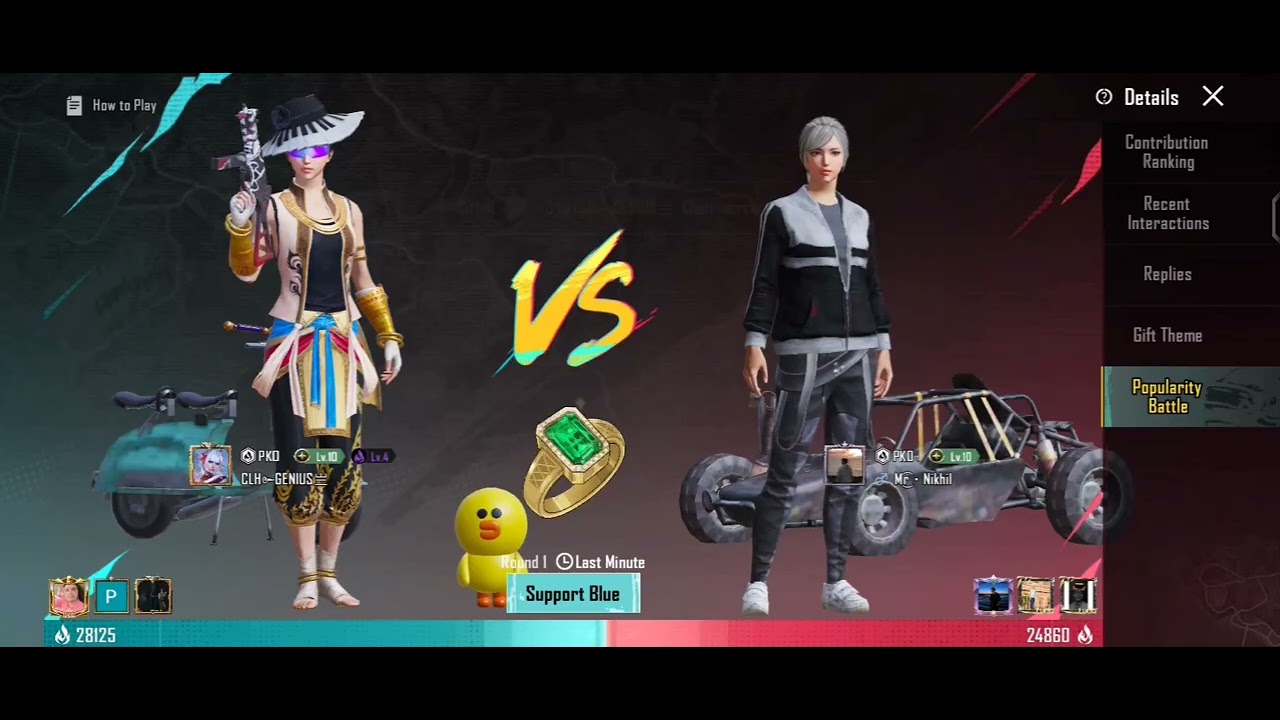 BGMI popularity battle Last mint popularity battle 30 point ☝️👉#bgmi # ...