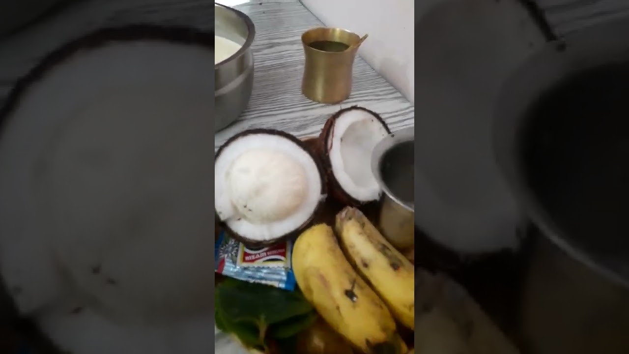 coconut flower inside darisanam - YouTube
