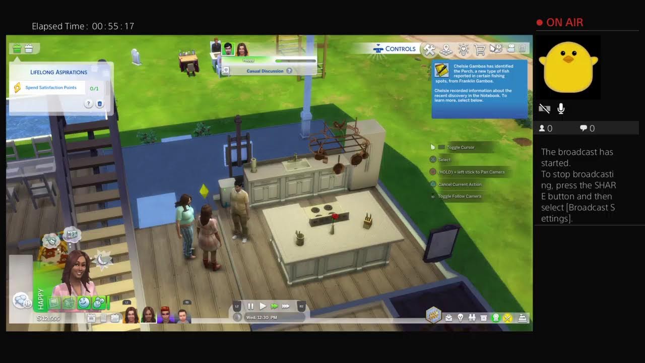 Live, Playing the Sims 4 Gamboa family - YouTube
