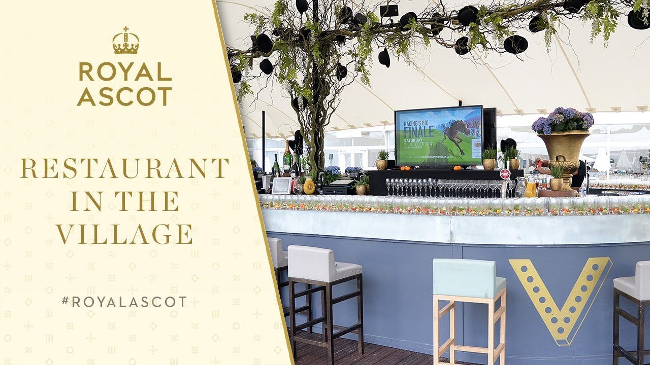 Royal Ascot Fine Dining | The Restaurant in the Village - YouTube