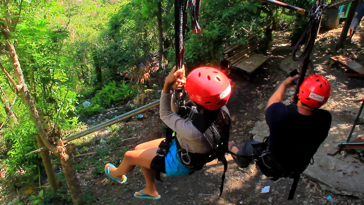 Mt. Luho Zipline Boracay 2015 - YouTube
