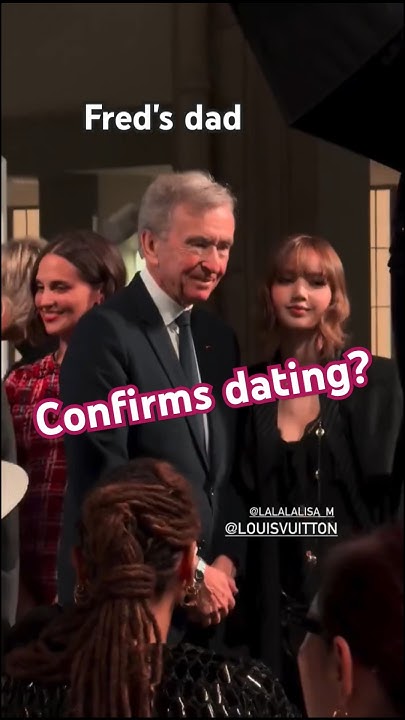 Lisa with Fredric Arnault's Family at Louis Vuitton Fashion Show Paris ...