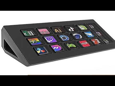 Stream Deck Mini Visual Keyboard 15Keys StreamDeck LCD Button Live Content Creation Controller ...