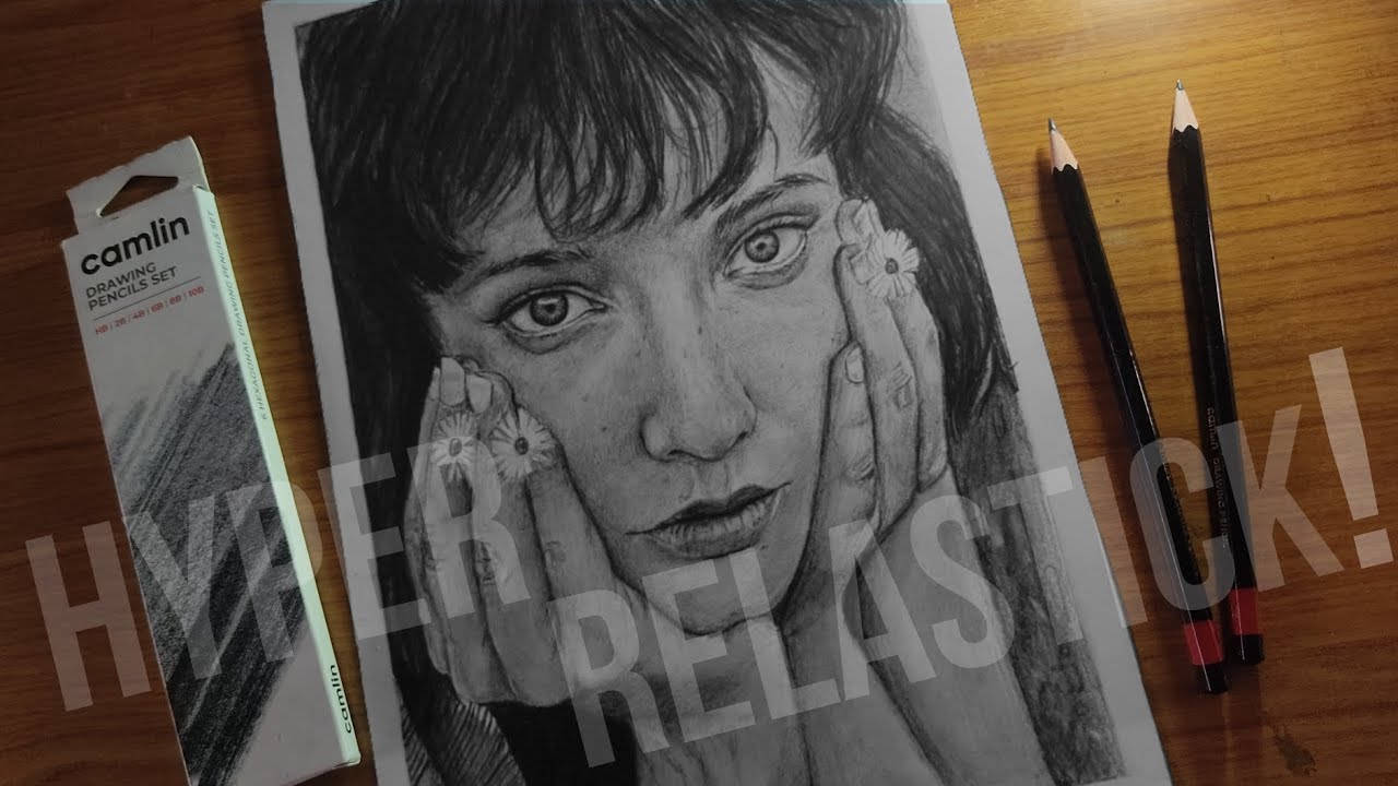 How to draw *HYPER* realistic with (70₹) - YouTube