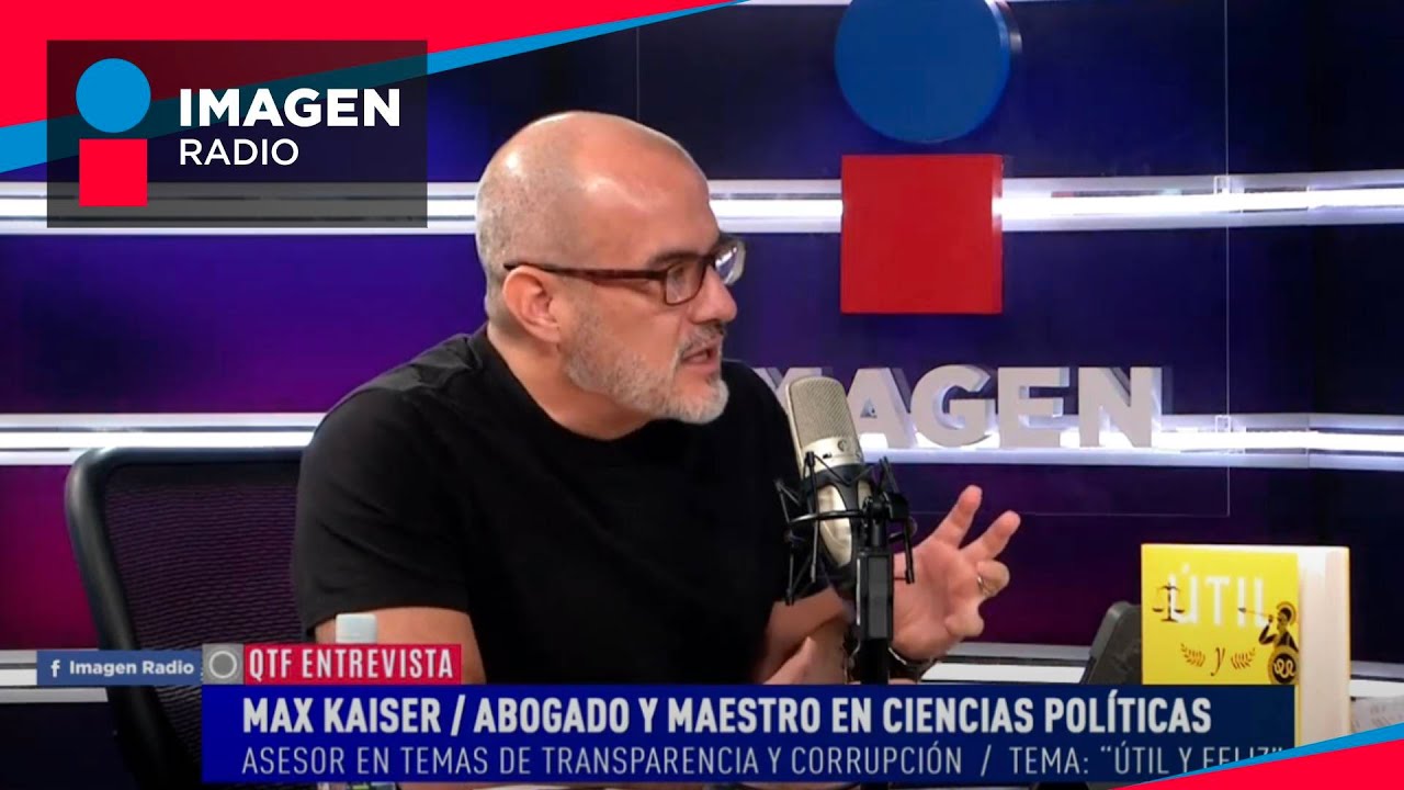Max Kaiser presenta su libro “Útil y feliz” - YouTube