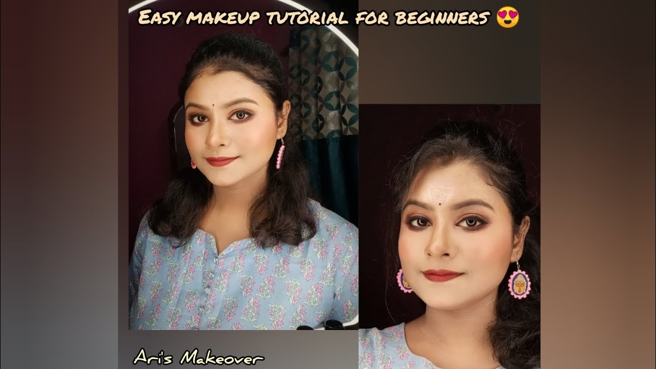 step by step makeup tutorial for beginners| easy makeup look💄 - YouTube