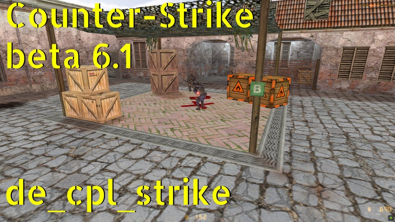 Counter-Strike beta 6.1 de_cpl_strike online gameplay - May 2023 - YouTube