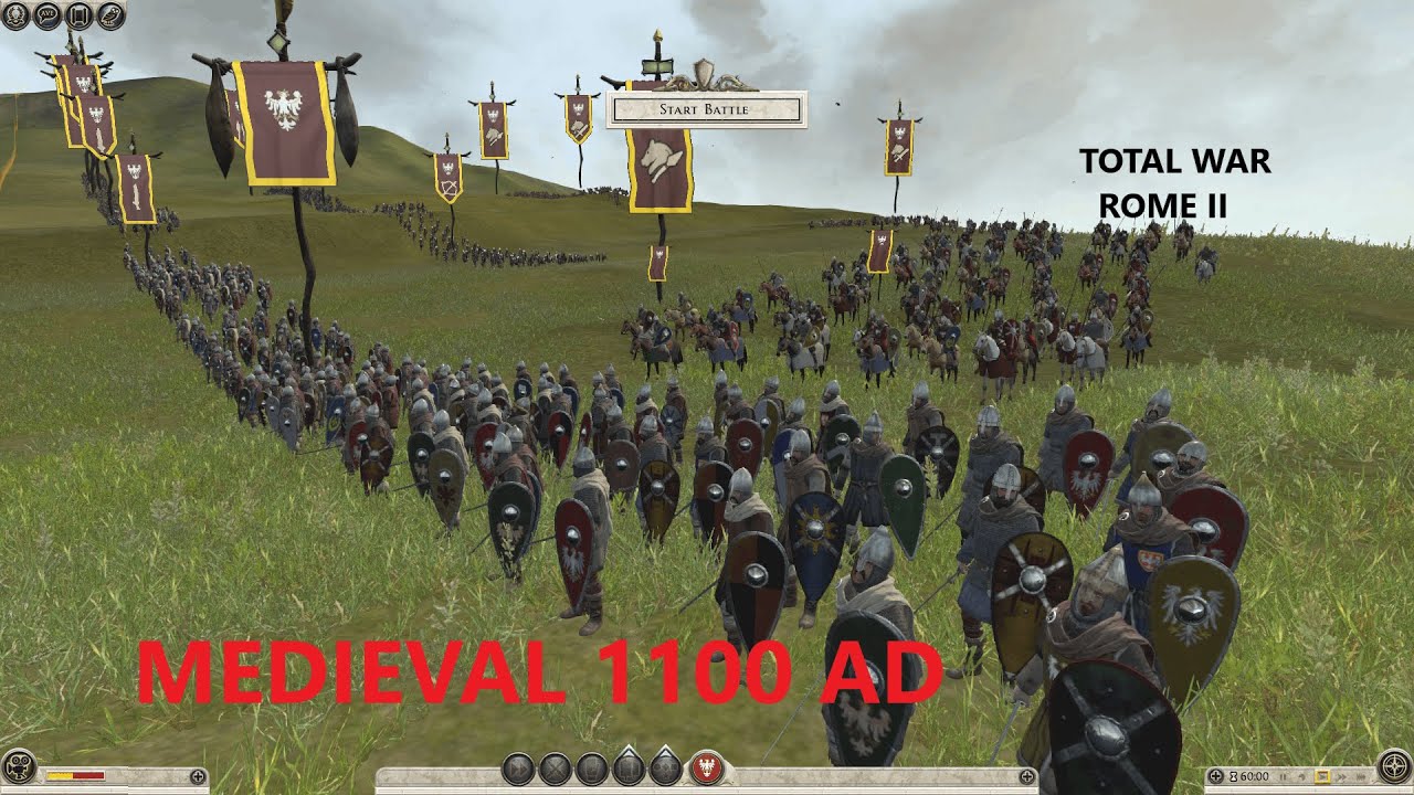 Zagrajmy (let's play) Total War Rome II - MEDIEVAL 1100 AD (mod) - YouTube