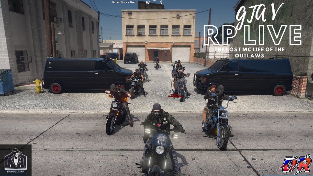 GTA 5 LIVE RP | LETS GO FOR A RIDE | 1% | THE LOST MC | BIKECLUB ...