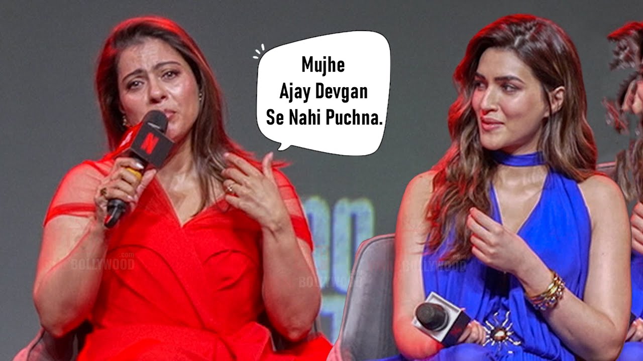 Mujhe ajay Devgn se nahi Puchna - Kajol Explains Why - YouTube