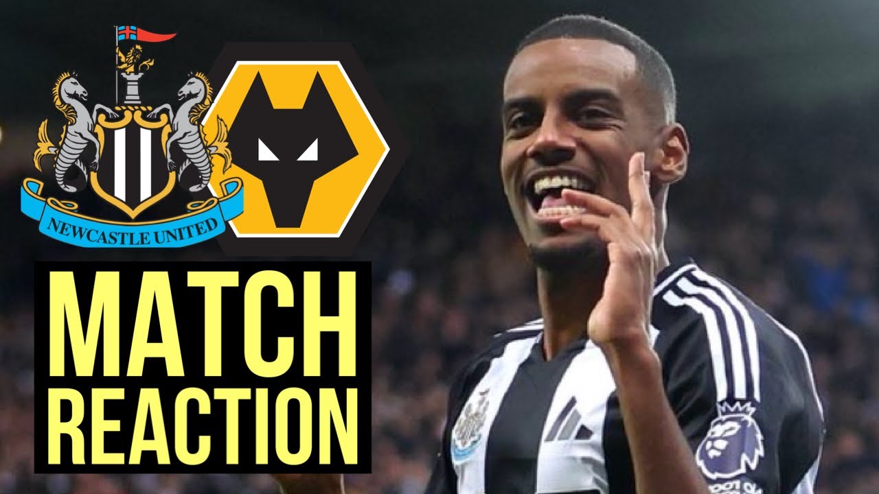 *ISAK SCORES AGAIN* 9 WINS IN A ROW! Newcastle 3-0 Wolves! - YouTube