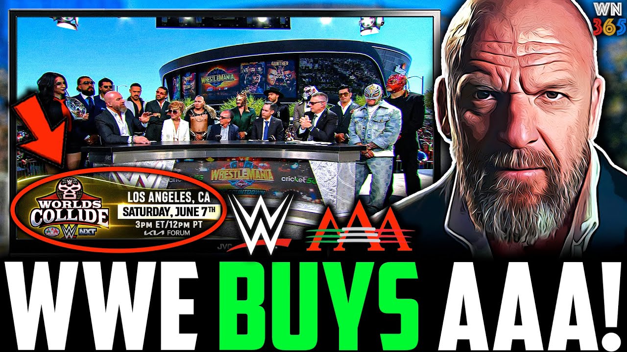 BREAKING: WWE BUYS AAA LUCHA LIBRE! | WWE NXT vs AAA Worlds Collide ...