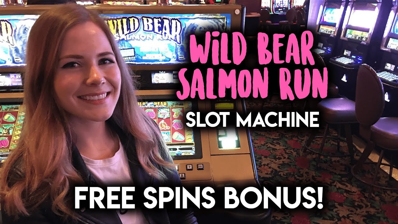 WILD Bear Salmon Run Slot Machine! Had to work HARD for that BONUS ...