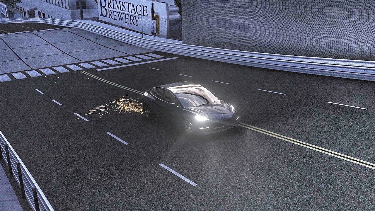 Tesla Model 3 RWD Modified – Seattle Circuit (Assetto Corsa) - YouTube