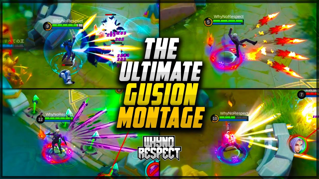 THE ULTIMATE GUSION MONTAGE | 4 Gusion Skins | Last Gusion Montage ...