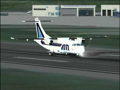 Flight Simulator FSX : ATR 42-500 ATI livery - Third Part - YouTube