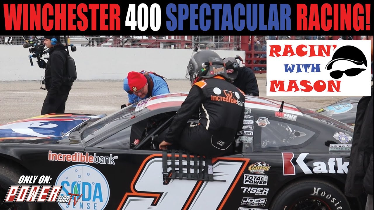 RACIN with MASON - Winchester 400 Spectacular Racing! - YouTube