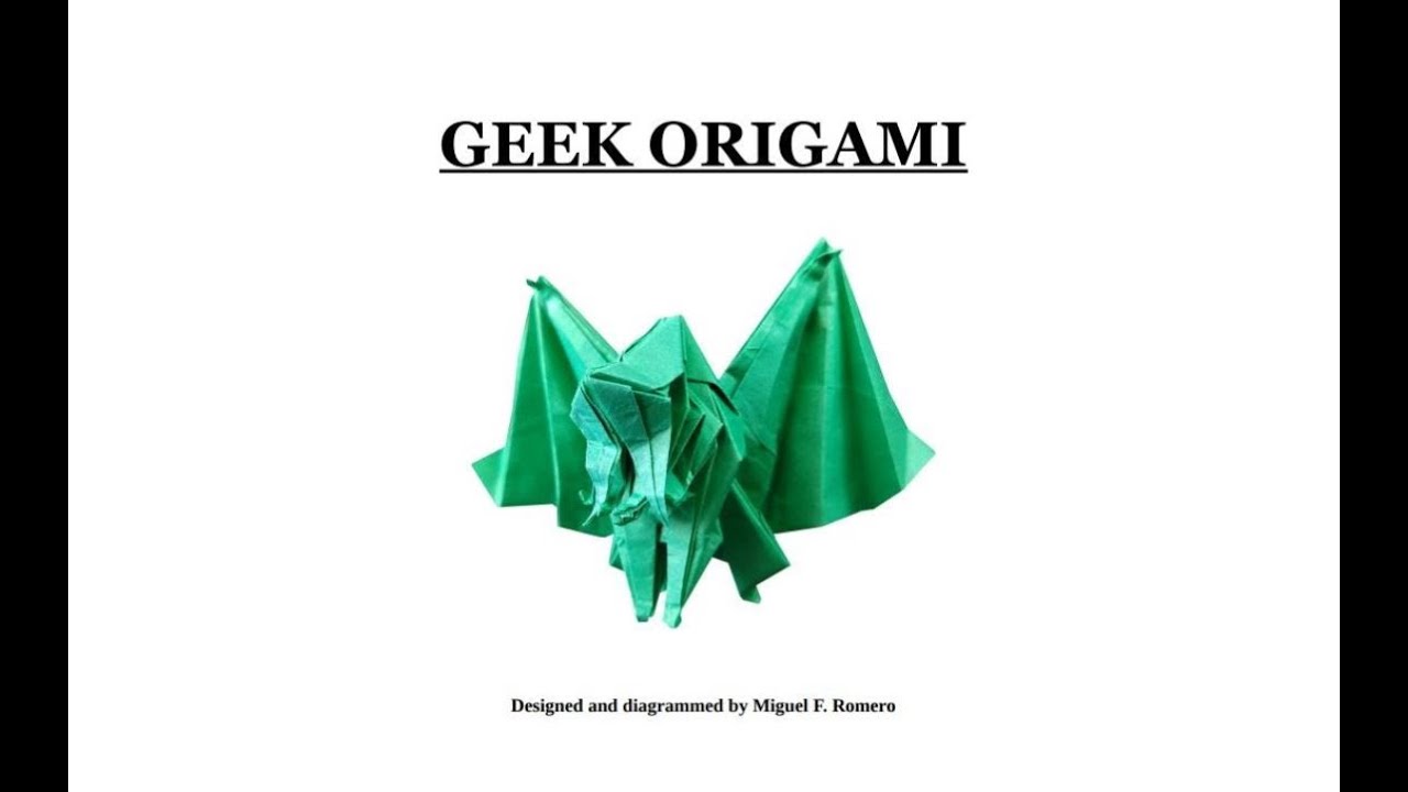 Geek Origami, book presentation - YouTube