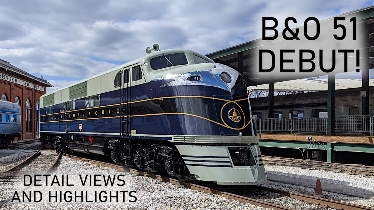 Locomotive Spotlight: B&O 51 - YouTube