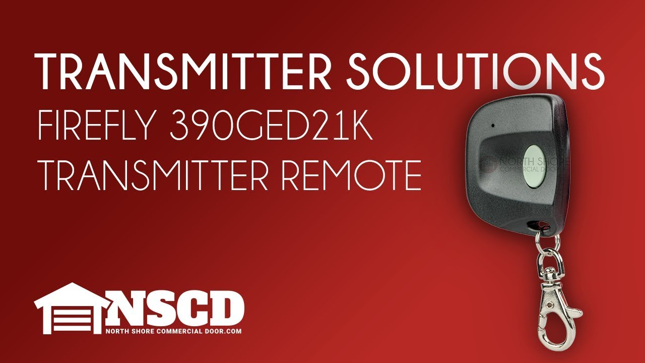 Transmitter Solutions Firefly 390GED21K Key Chain Sized Remote ...