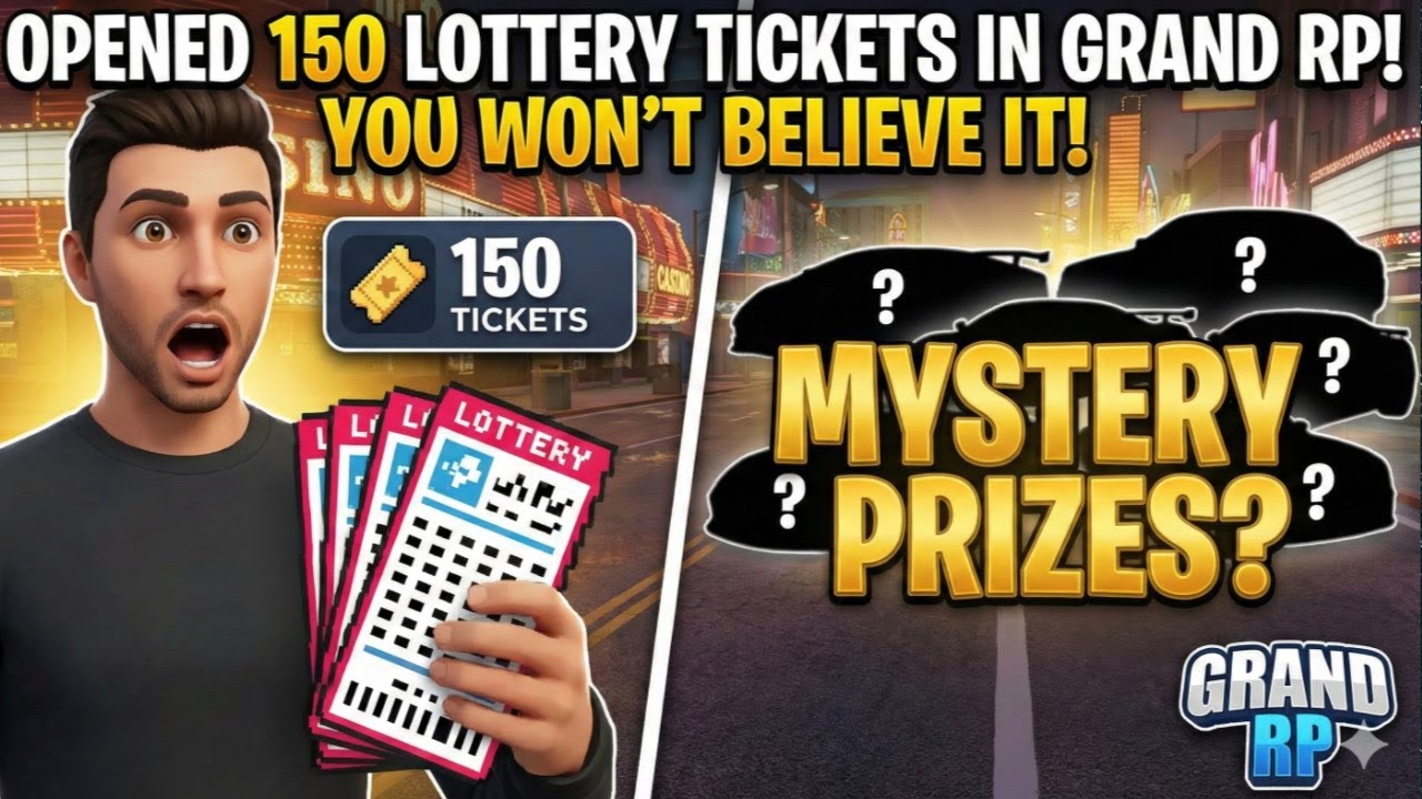 I SPENT MILLIONS on 150 Lottery Tickets in GTA 5 Grand RP... Was It ...