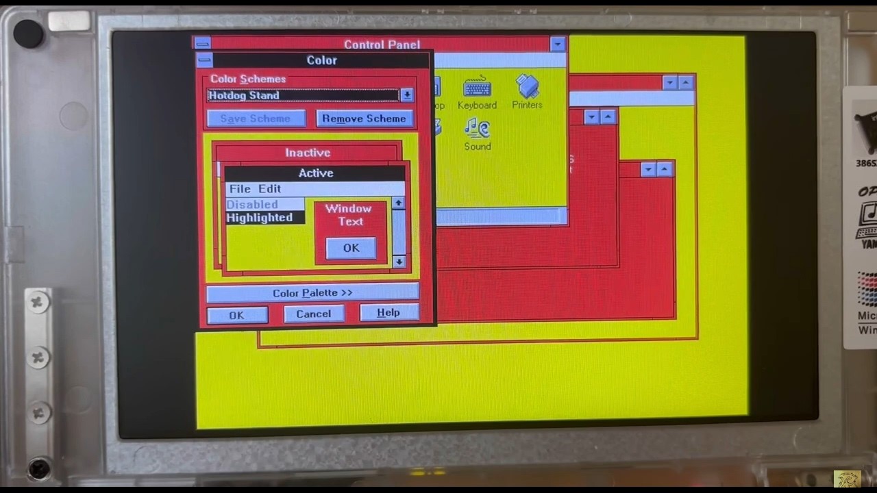 Pocket 386 new retro laptop: software overview - YouTube