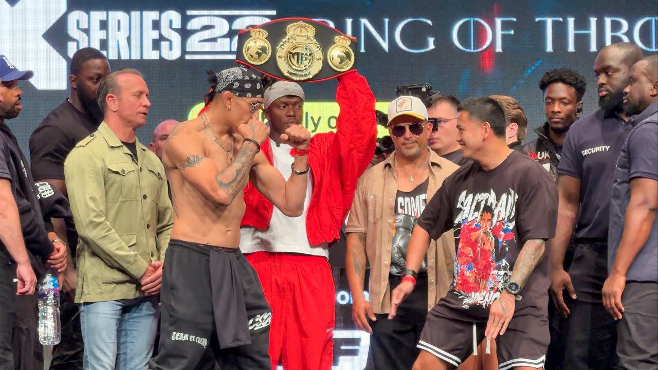 TONY FERGUSON VS SALT PAPI - WEIGH IN - YouTube