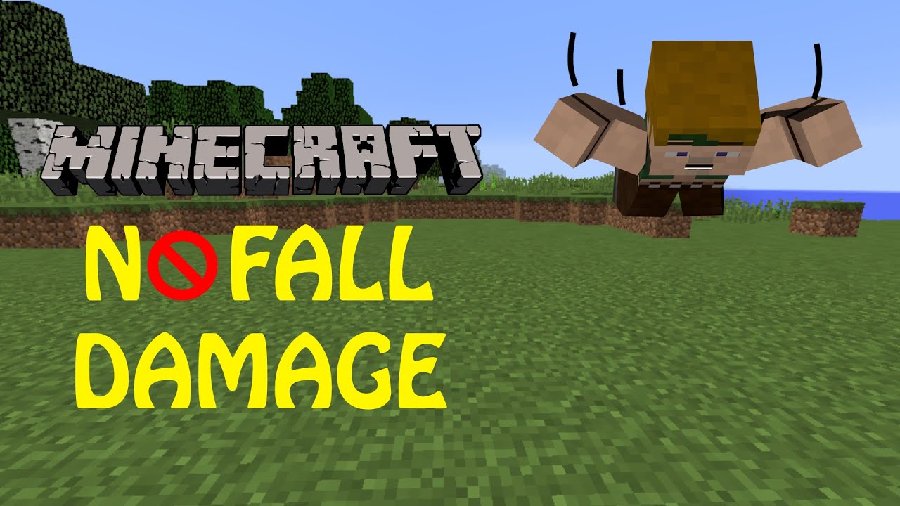 No Fall Damage - Minecraft 1.10 - YouTube