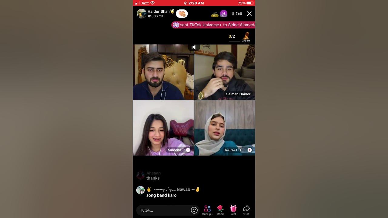 Haider shah 👑🔥 Salman 🔥 Kainat ♥️ Saleena ♥️ 2 vs 2 punish match - YouTube