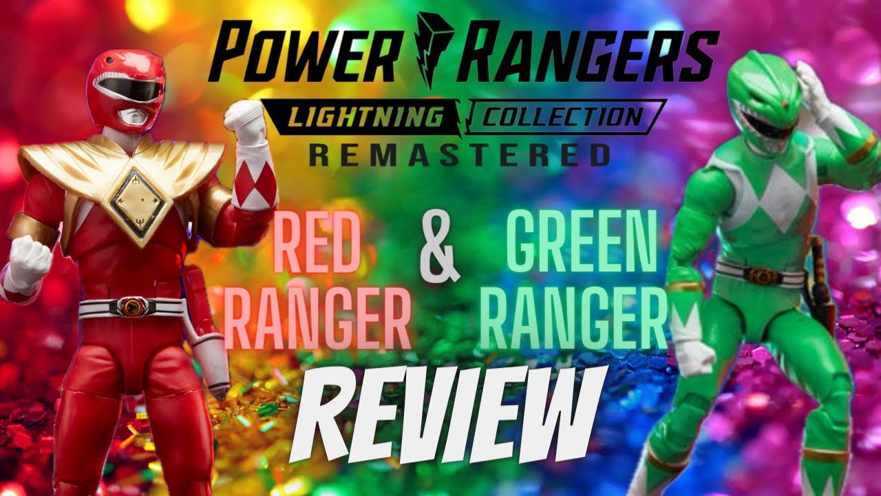 Mighty Morphin Power Rangers - Lightning Collection Red & Green Ranger ...