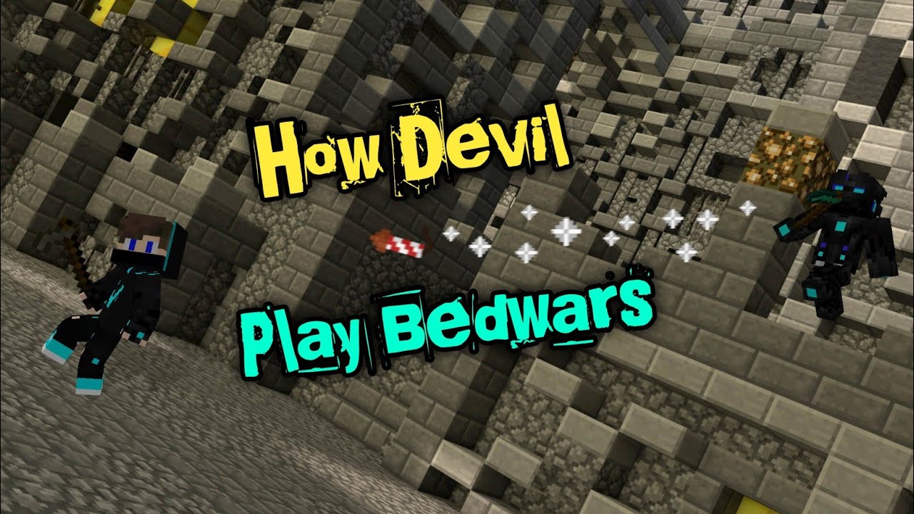 How Devil Play bedwars 😈 1 vs 3 - YouTube