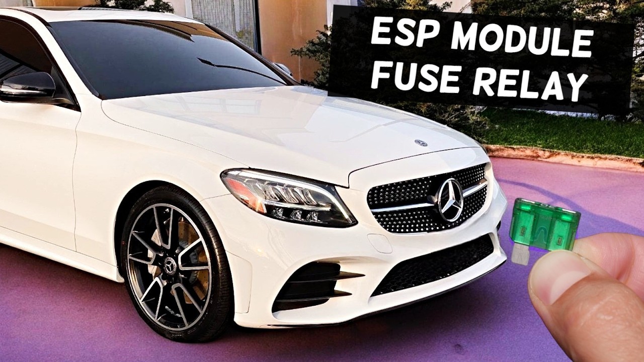 MERCEDES W205 ESP Electronic Stability Control Module Fuse Relay ...