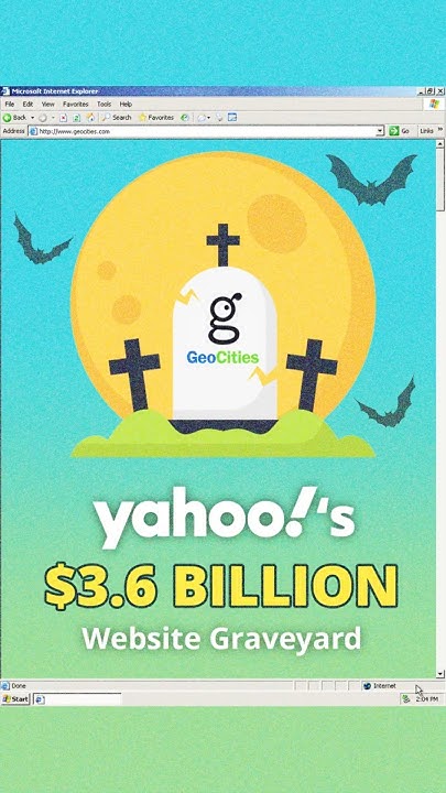 The $3.6 Billion Mistake Yahoo Wants You to Forget #Geocities #Yahoo #TechFails #TumblrFail ...