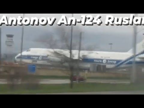 Antonov AN-124 Aircraft Toronto Pearson International Airport - YouTube