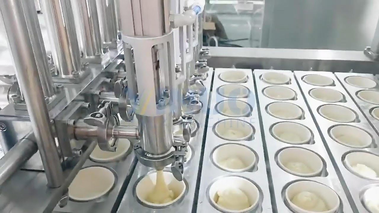 Food Factory Use Automatic Cup Fruit Puree, Meat Puree, Sauce, Ice ...