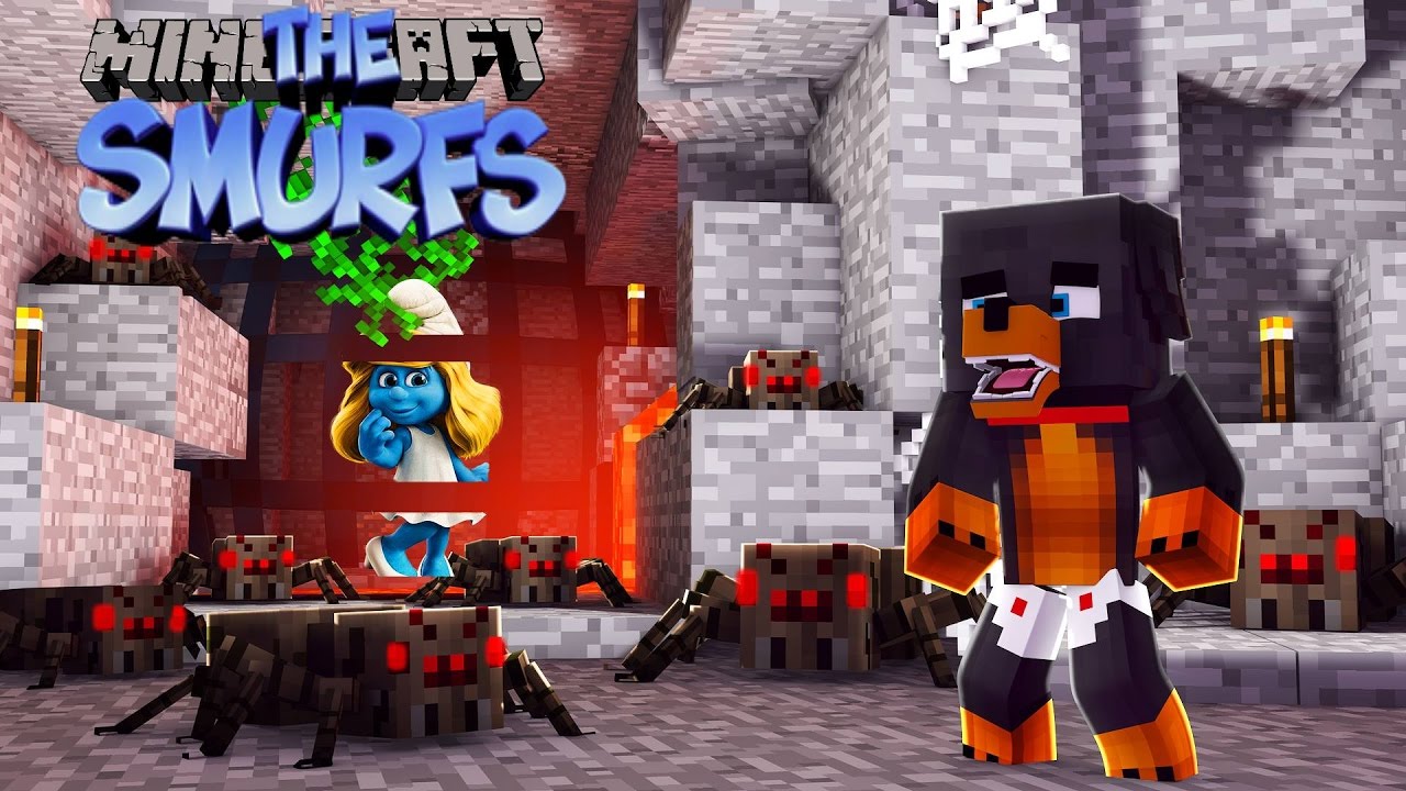 Minecraft Smurfs - SMURFETTE IS CAPTURED BY GARGAMEL - Little Club Baby ...