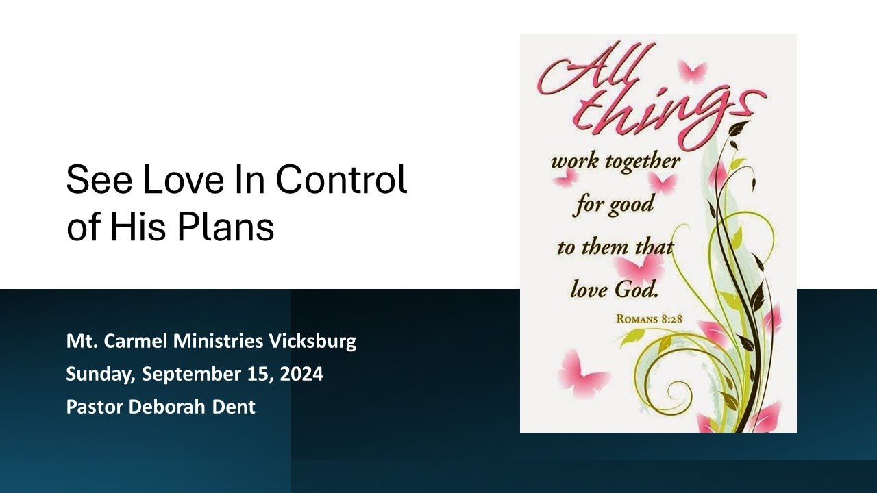 See Love In Control of His Plans - YouTube