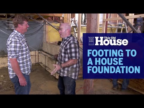 How To Add a Footing to a House Foundation | This Old House