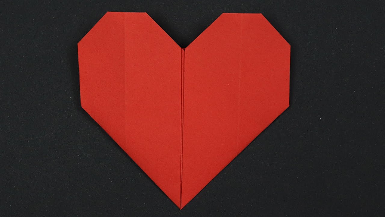 How To Make Easy Origami Heart / DIY Paper Heart / Paper Craft - YouTube