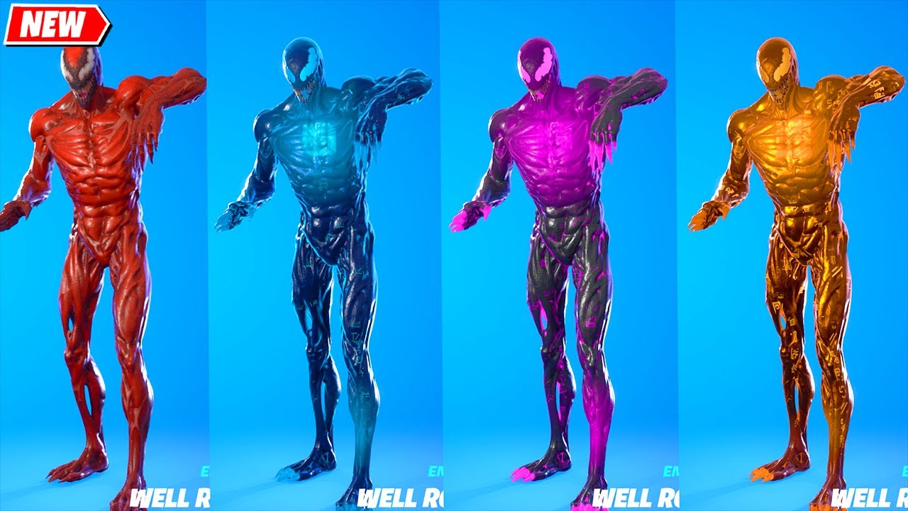 Carnage Super Level Styles (Season 8 Fortnite Enlightened styles) シ ...