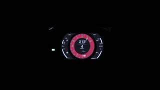 Lexus LFA 0-300km/h dashboard
